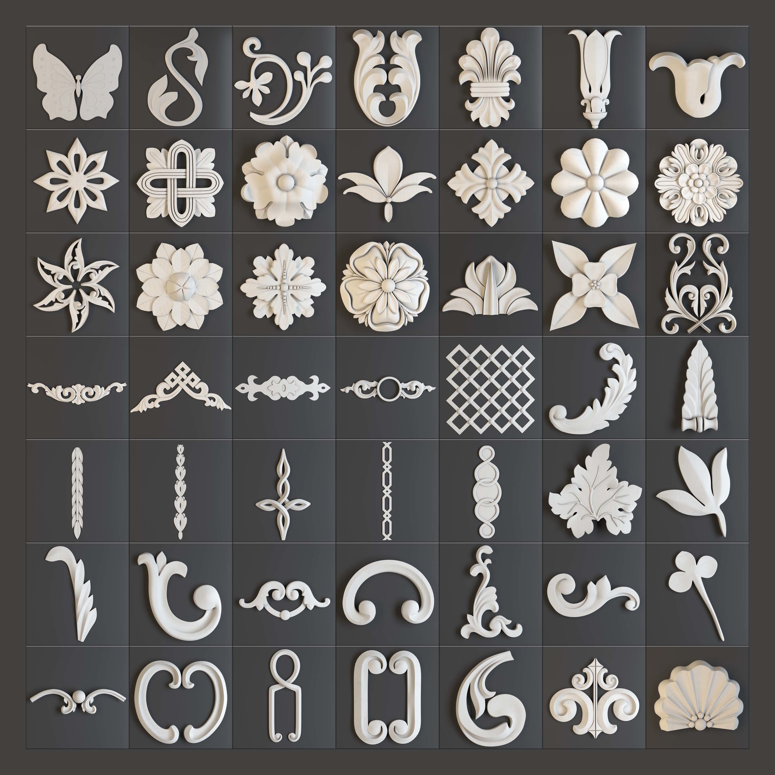 50 Ornament 3D Models free 3D model | CGTrader