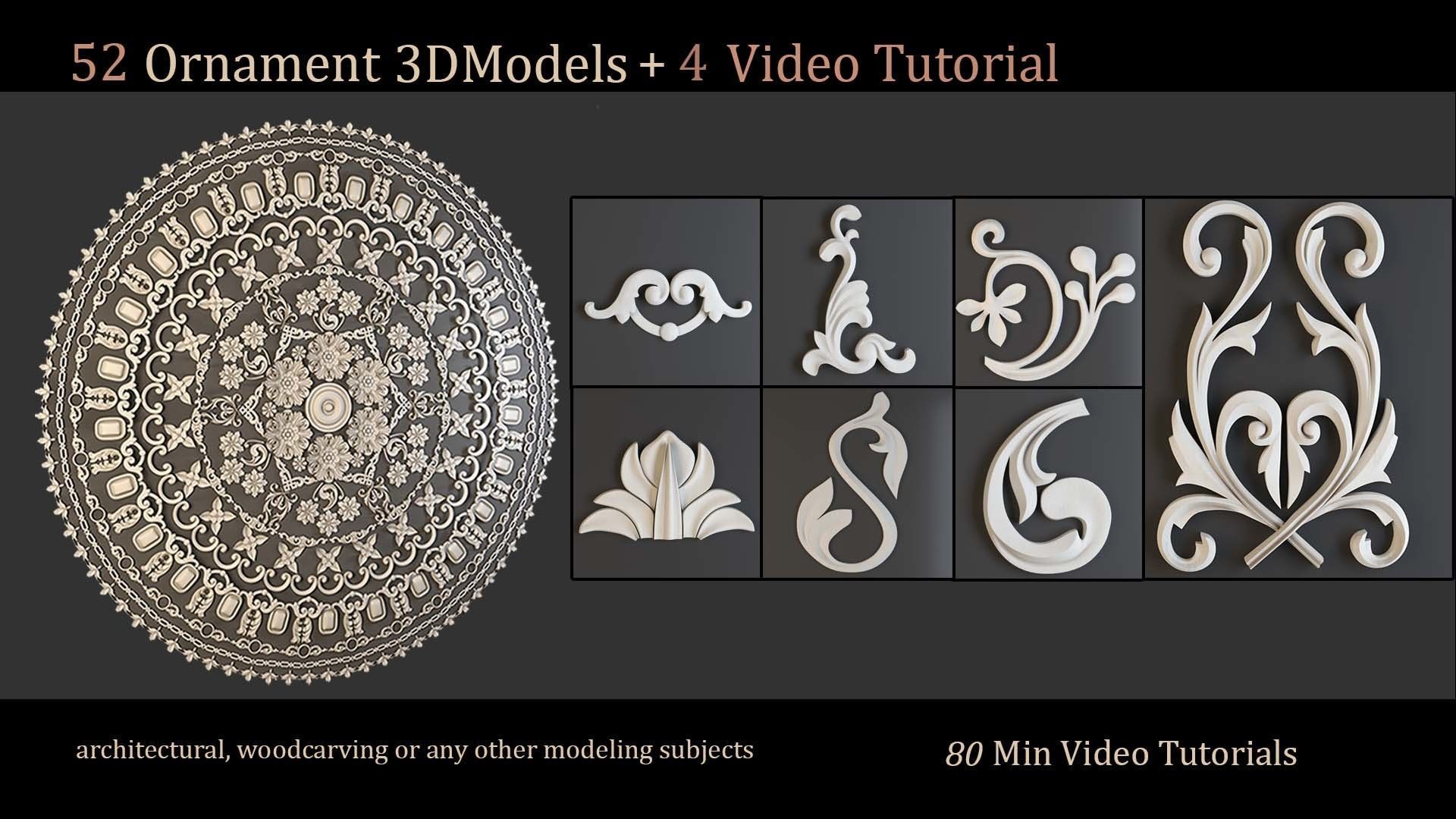 50 Ornament 3D Models free 3D model | CGTrader