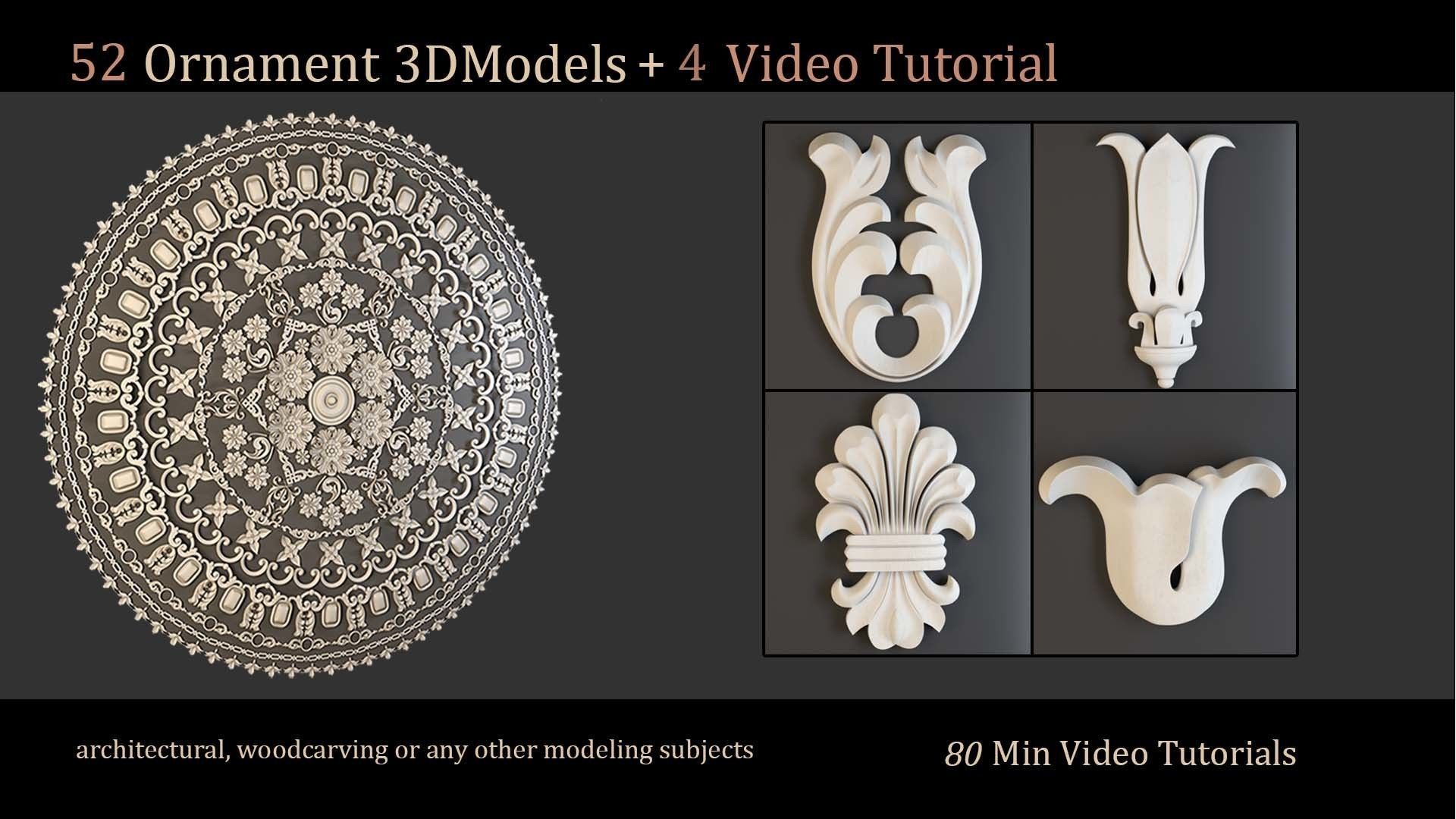 50 Ornament 3D Models free 3D model | CGTrader