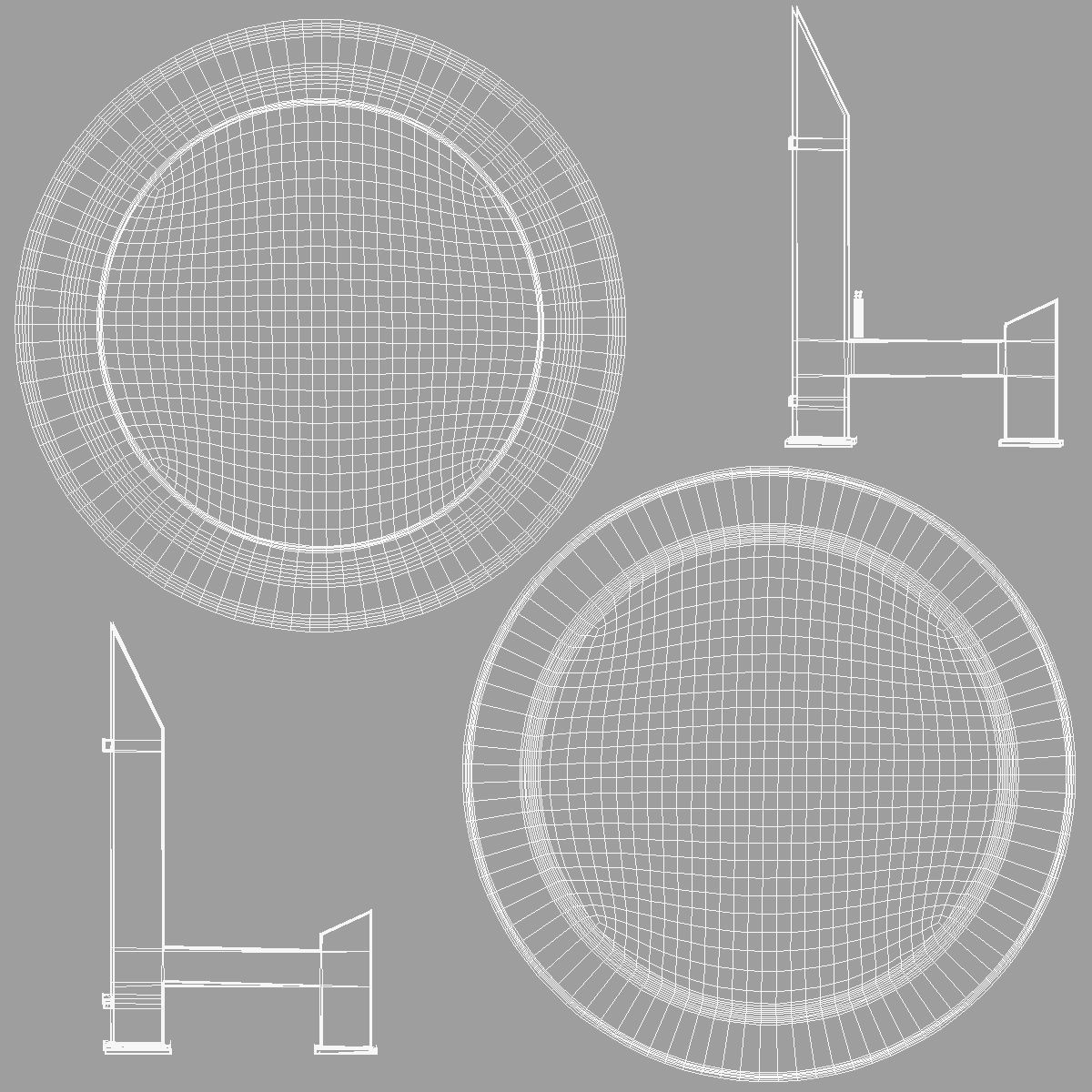 3D model Plate Glass Award Trophy - crystal plaque trophies on stand VR ...