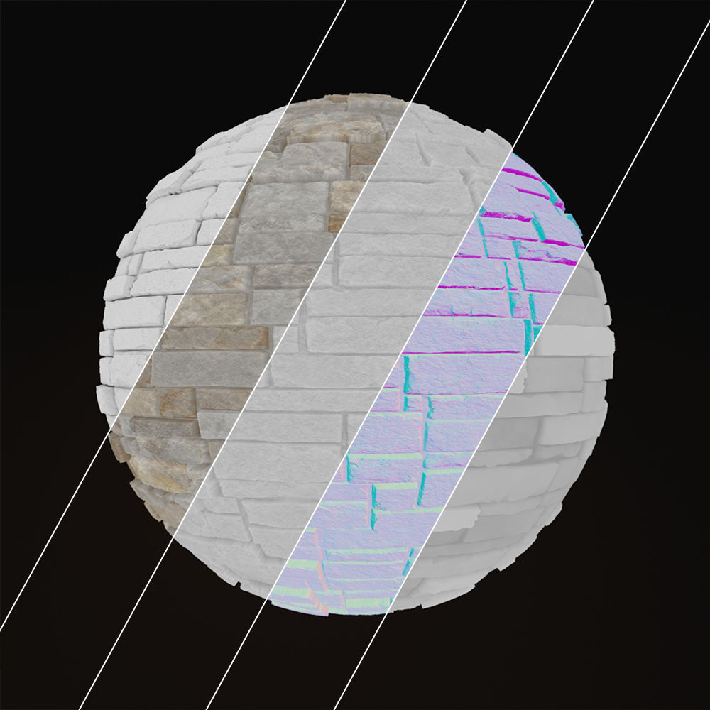 Ohio Gray Cobblestone 8K Textures Texture | CGTrader