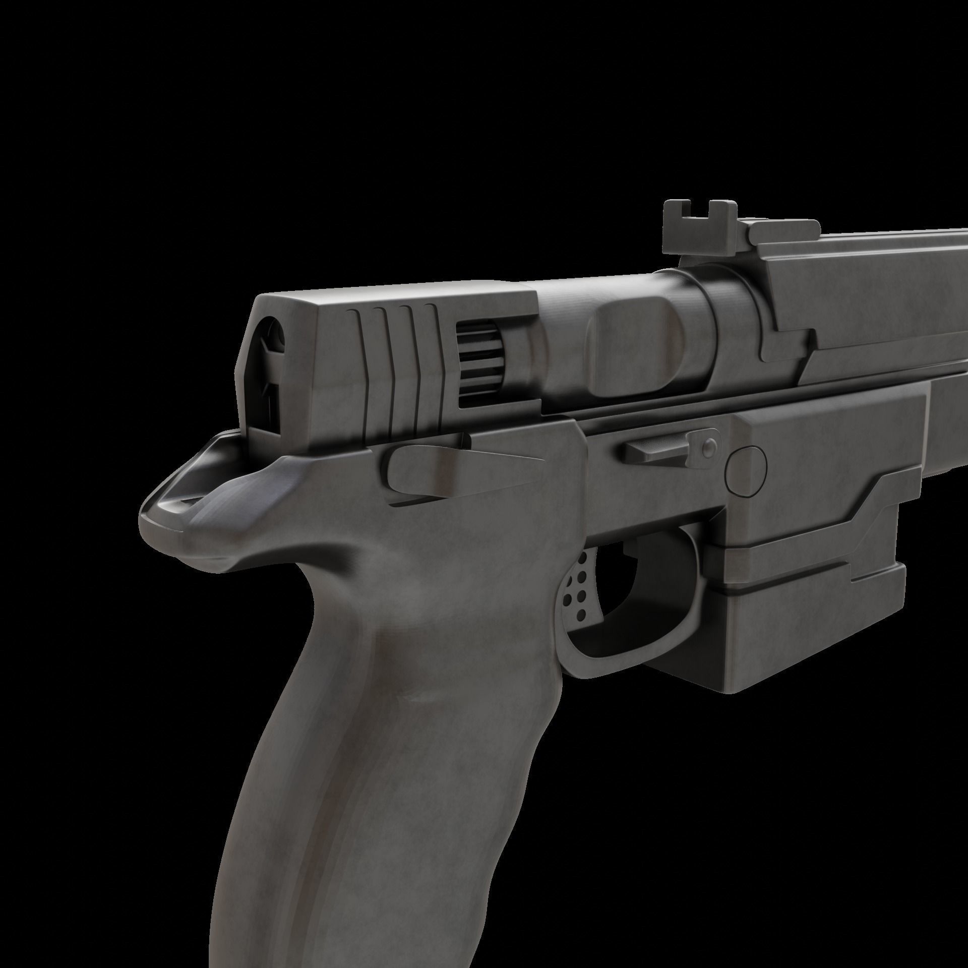 Cyberpunk 2077 Malorian Arms 3516 Prop Cosplay 3D model 3D printable ...