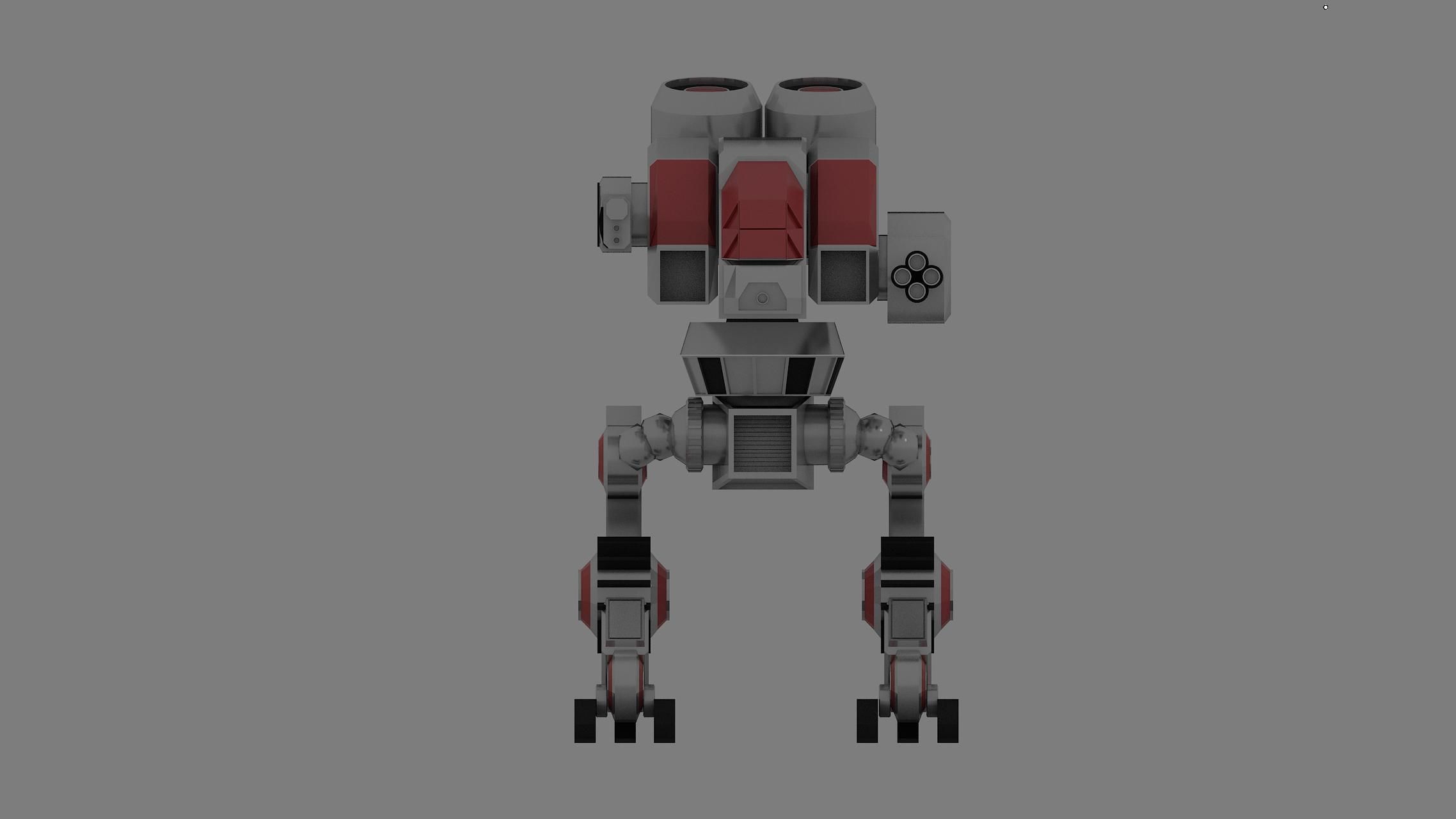 Steel fighting robot free VR / AR / low-poly 3D model | CGTrader