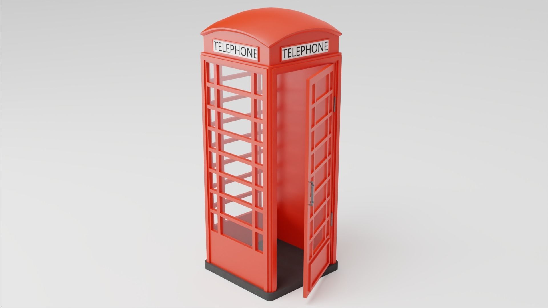 Phone Box Low Polly 3D Model Game Ready free 3D model | CGTrader