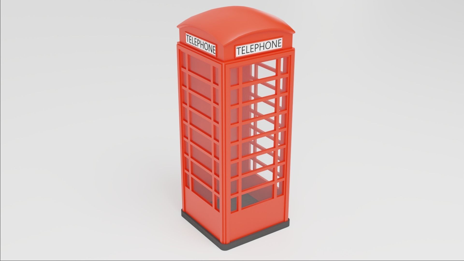 Phone Box Low Polly 3D Model Game Ready free 3D model | CGTrader