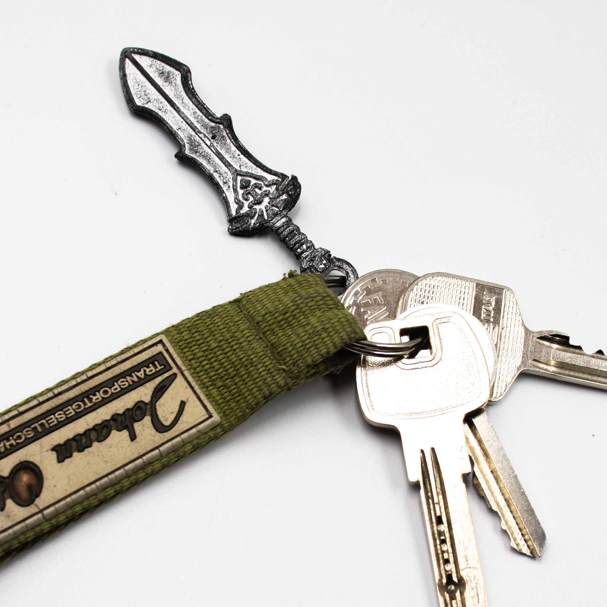 Dark Souls Black Knight Greatsword Keychain 3D model 3D printable ...