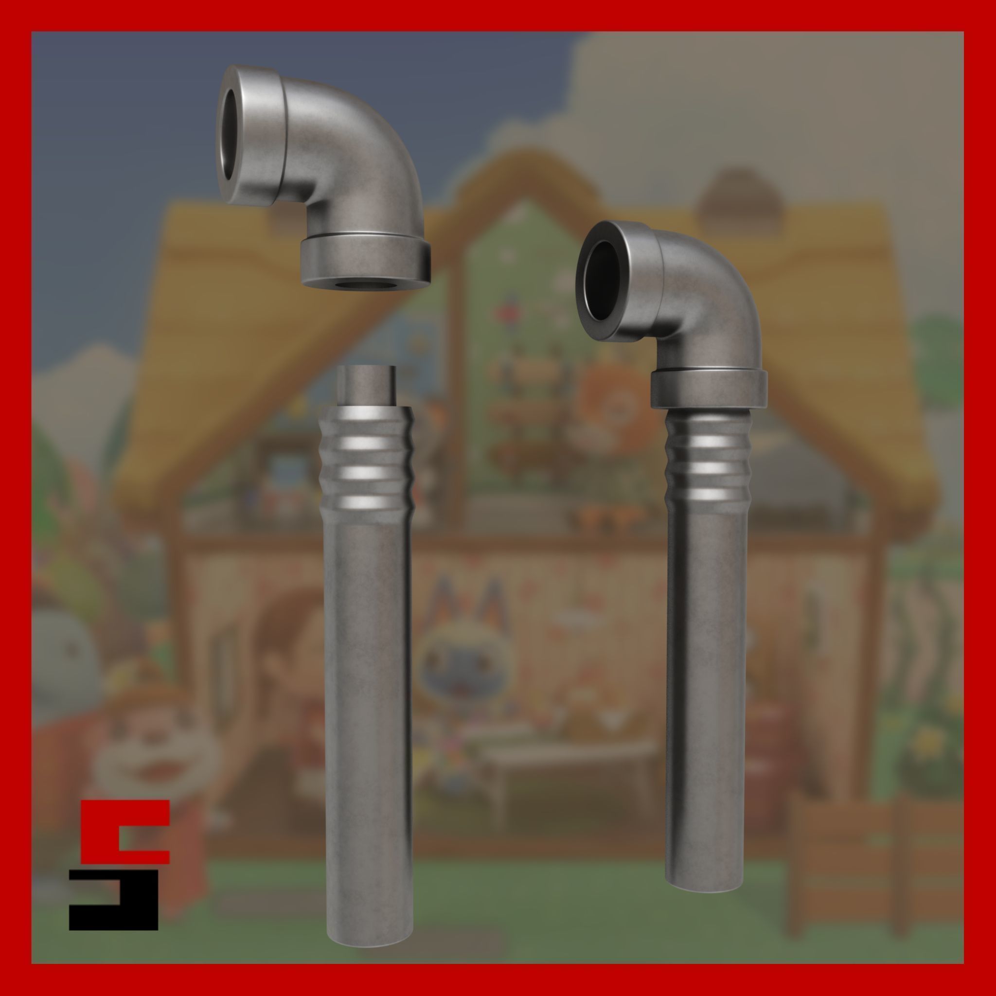 Animal Crossing Iron Wand Replica Prop 3D model 3D printable | CGTrader