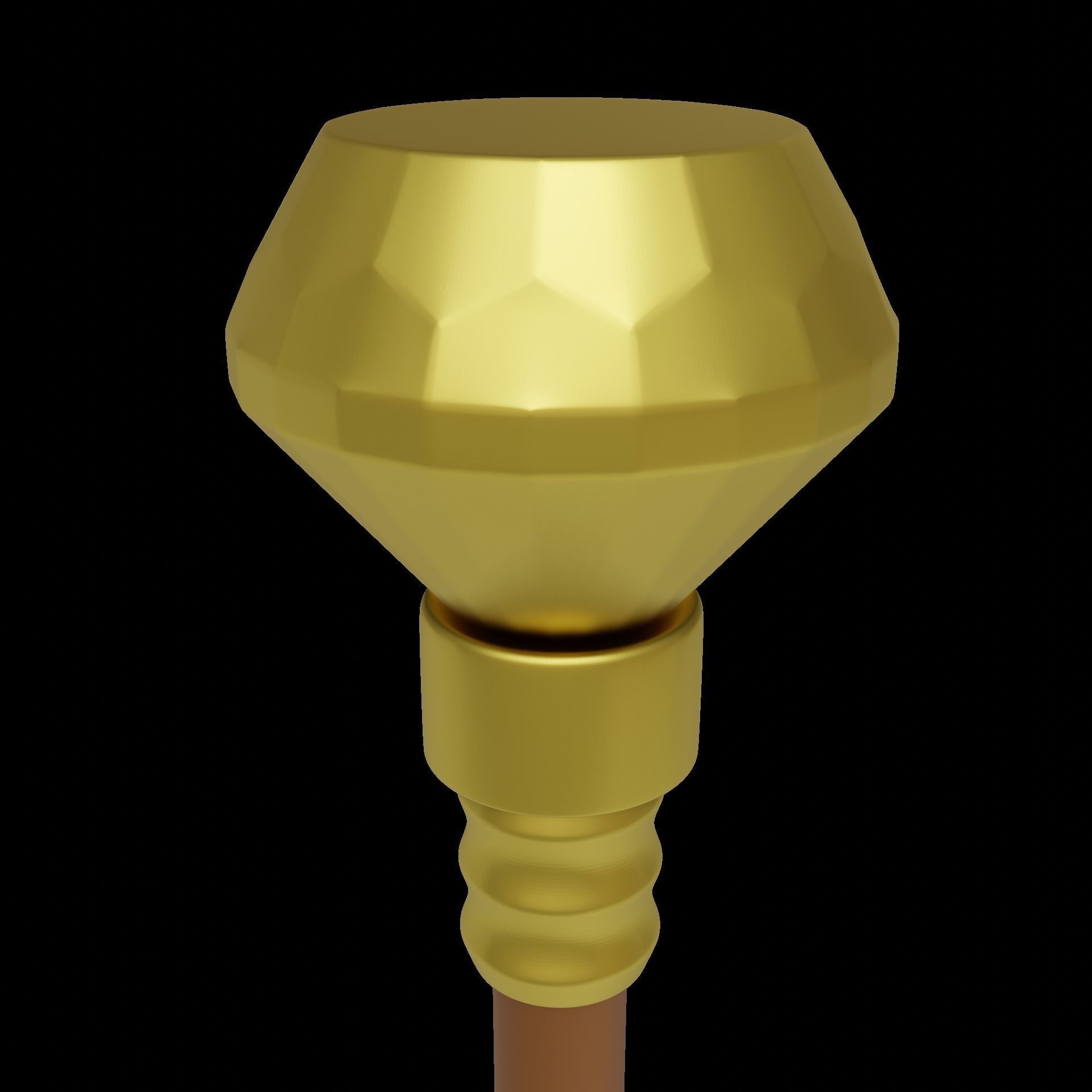 Animal Crossing Golden Wand Replica Prop 3D model 3D printable | CGTrader
