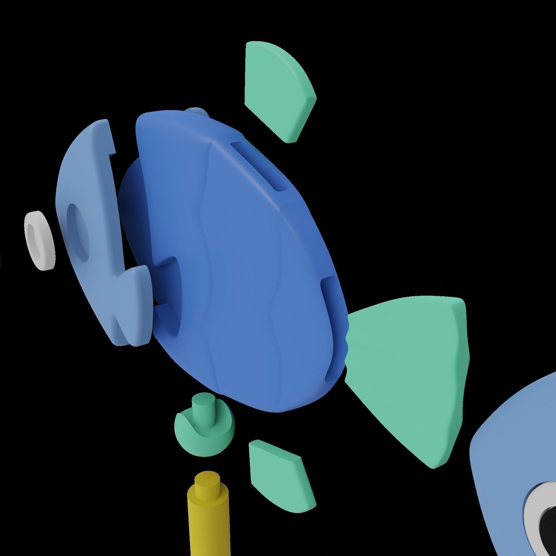 Animal Crossing Fish Wand Replica Prop 3D model 3D printable | CGTrader