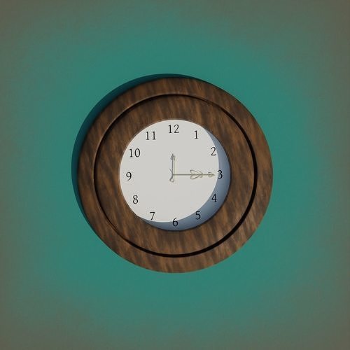 wall clock 3D model | CGTrader