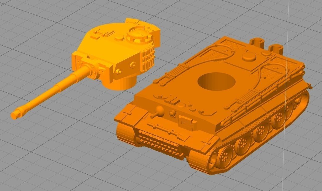 Tiger Tank 3D model 3D model 3D printable | CGTrader