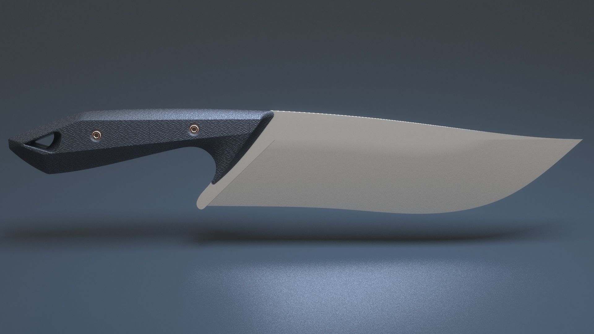 Hunting and combat modern kitchen knife 3D model | CGTrader