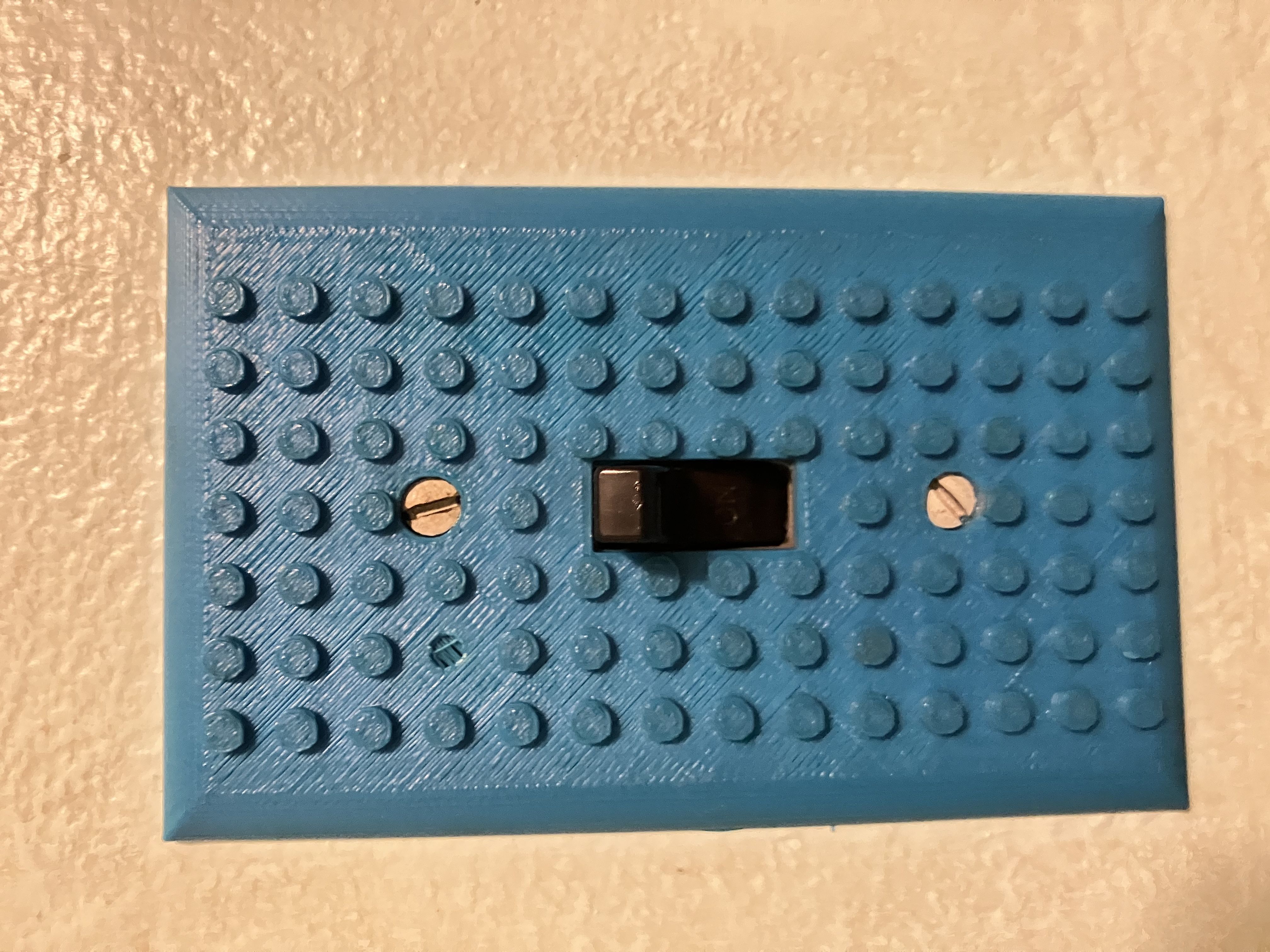 3D Printable Lego Light Switch Cover 3D model 3D printable | CGTrader