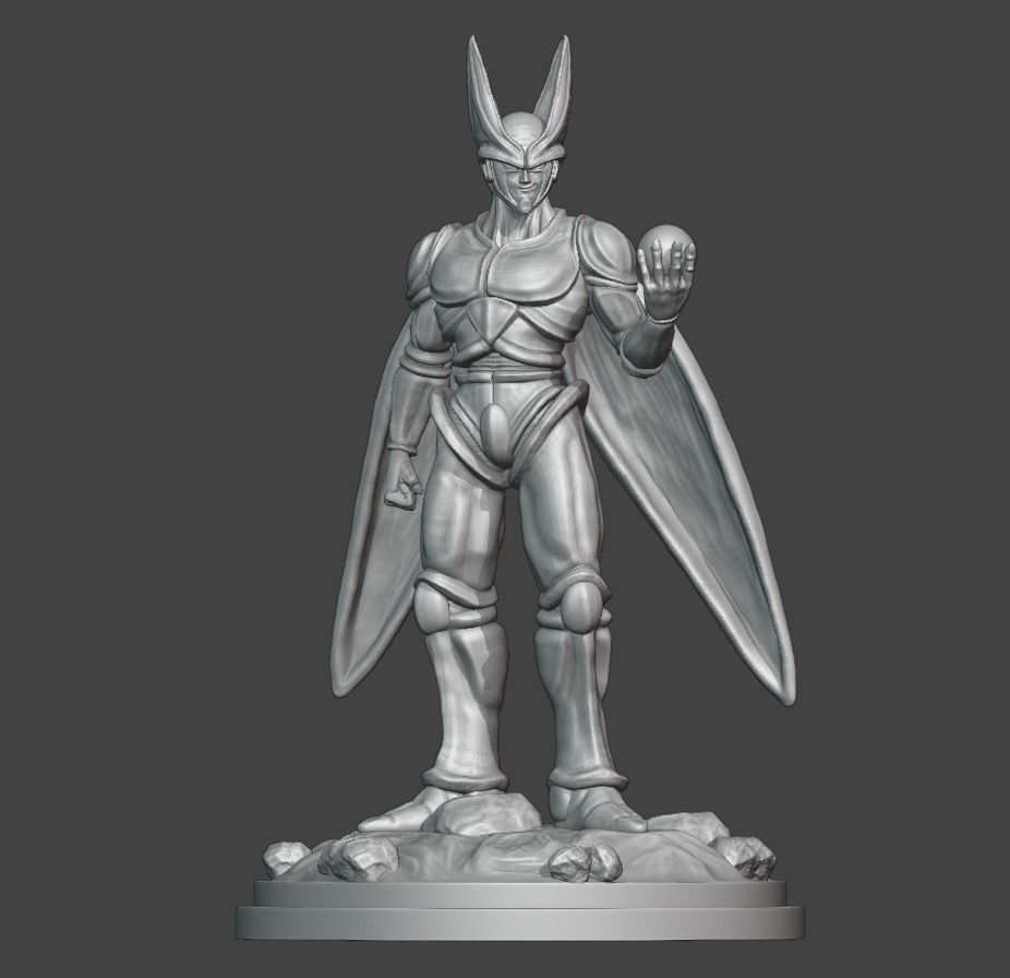 Cell Dragon ball Z 3D model 3D printable | CGTrader
