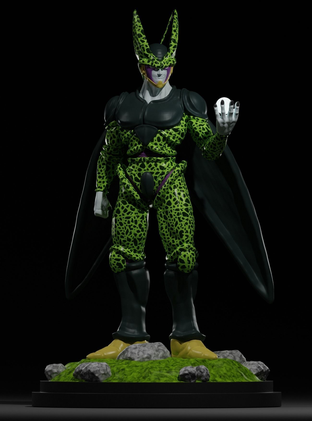 Cell Dragon ball Z 3D model 3D printable | CGTrader
