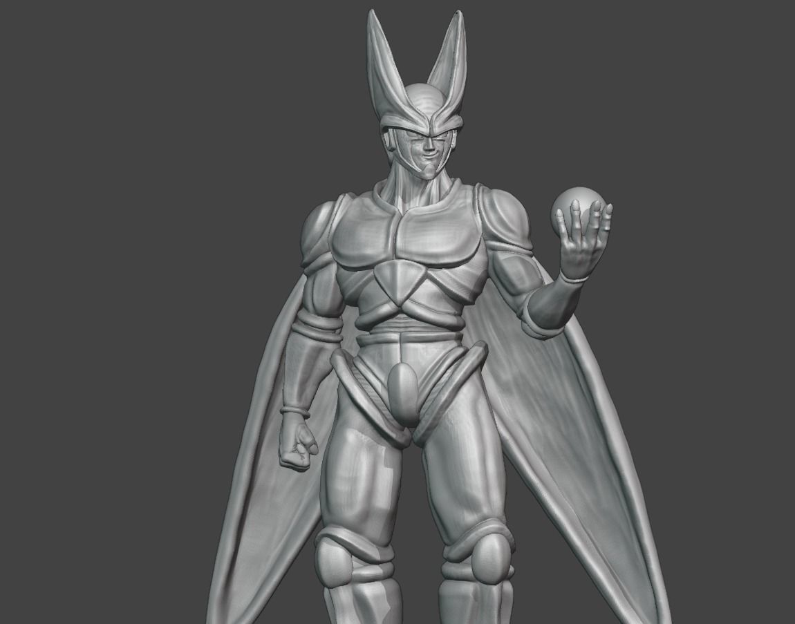 Cell Dragon ball Z 3D model 3D printable | CGTrader