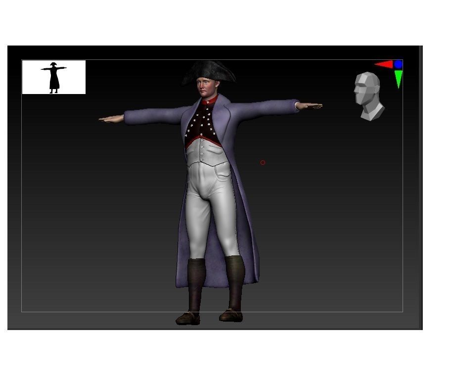 3D model napoleon bonaparte VR / AR / low-poly | CGTrader