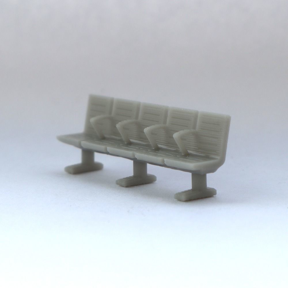 H0 Benches Modelset 3D model 3D printable | CGTrader