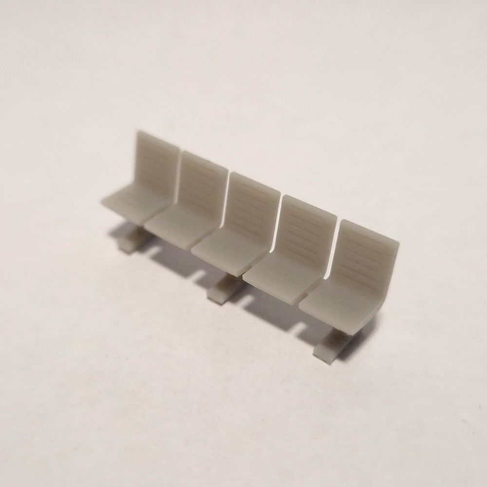 H0 Benches Modelset 3D model 3D printable | CGTrader