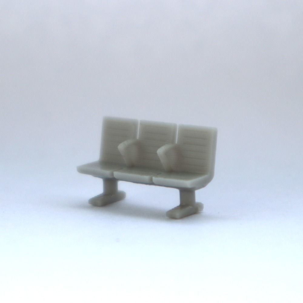 H0 Benches Modelset 3D model 3D printable | CGTrader