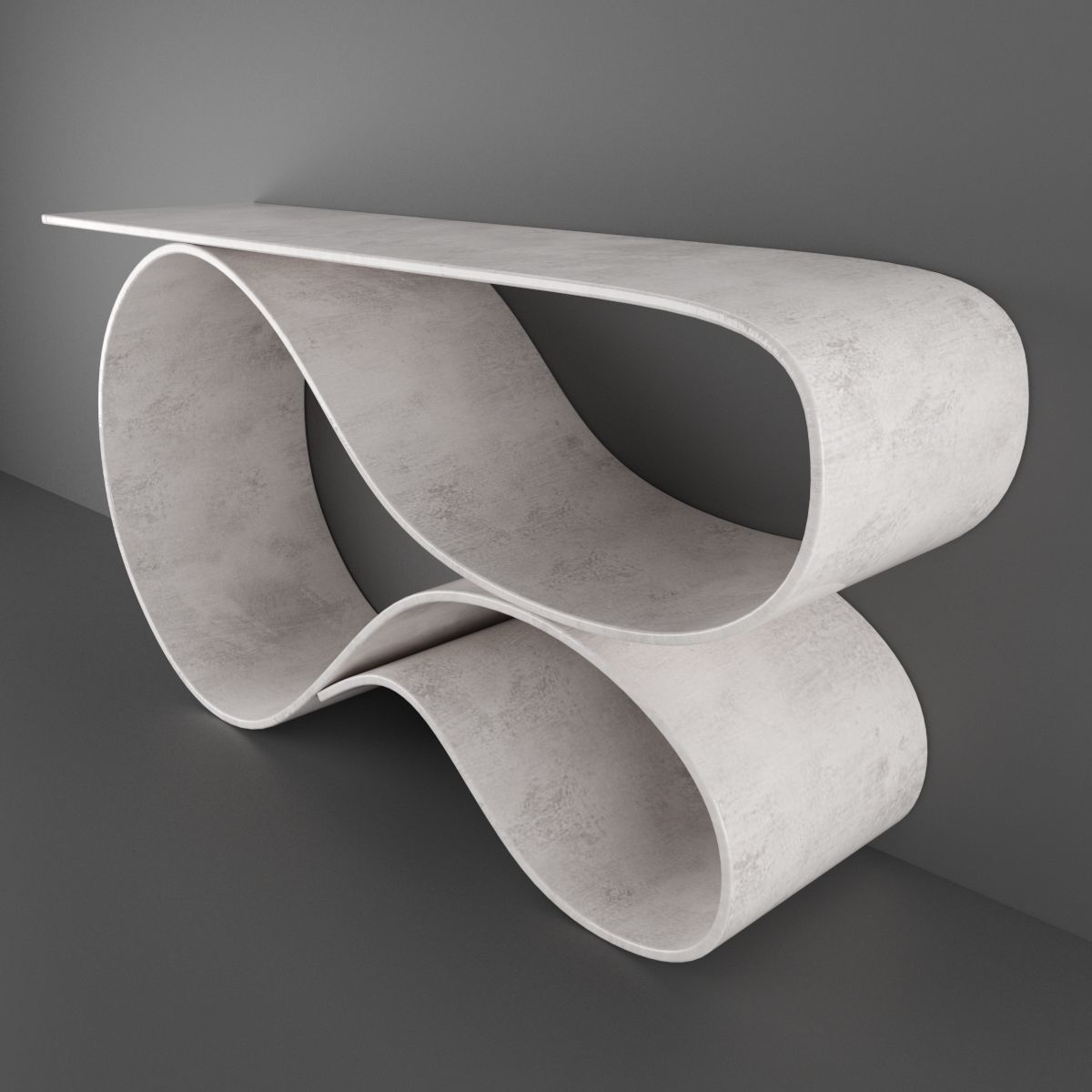 Console table with curves free VR / AR / low-poly 3D model | CGTrader