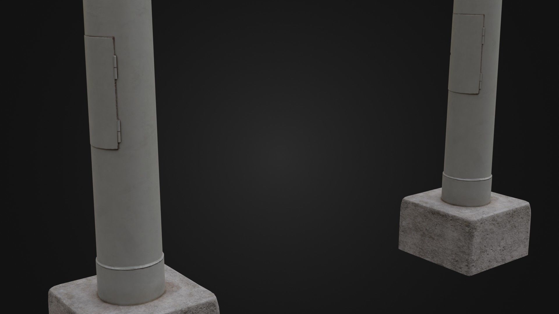 3D model Old Soviet Street Light 02 VR / AR / low-poly | CGTrader