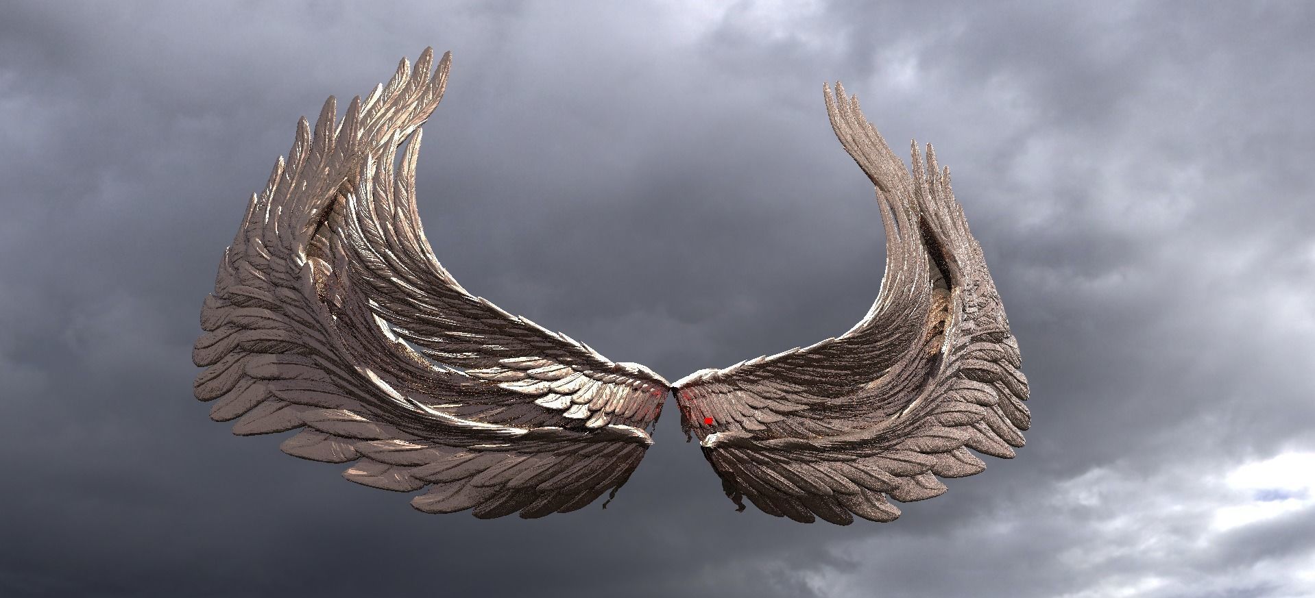 3D model Angel Dragon wings Collection VR / AR / low-poly | CGTrader