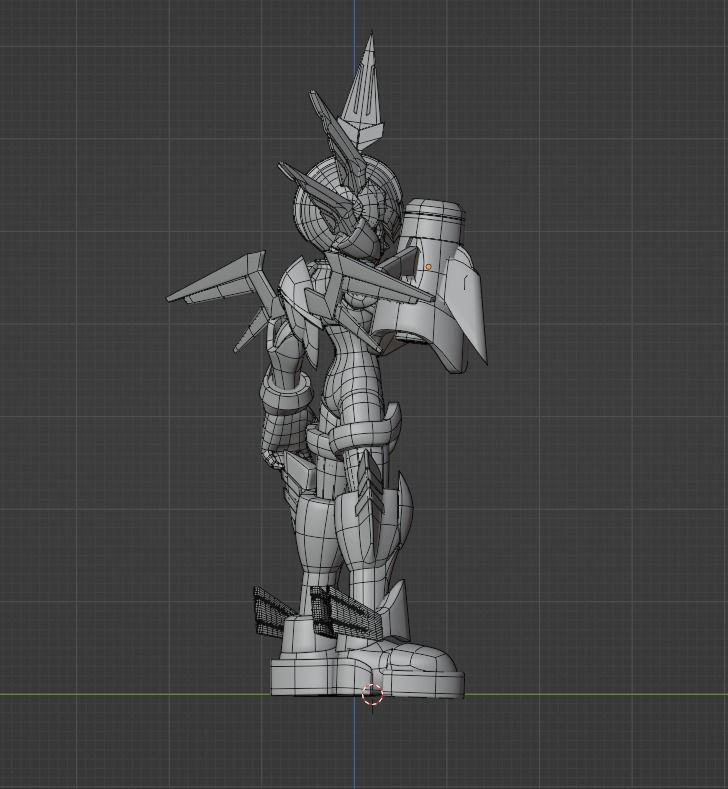 Armor Copy X 3D Model 3D model rigged | CGTrader