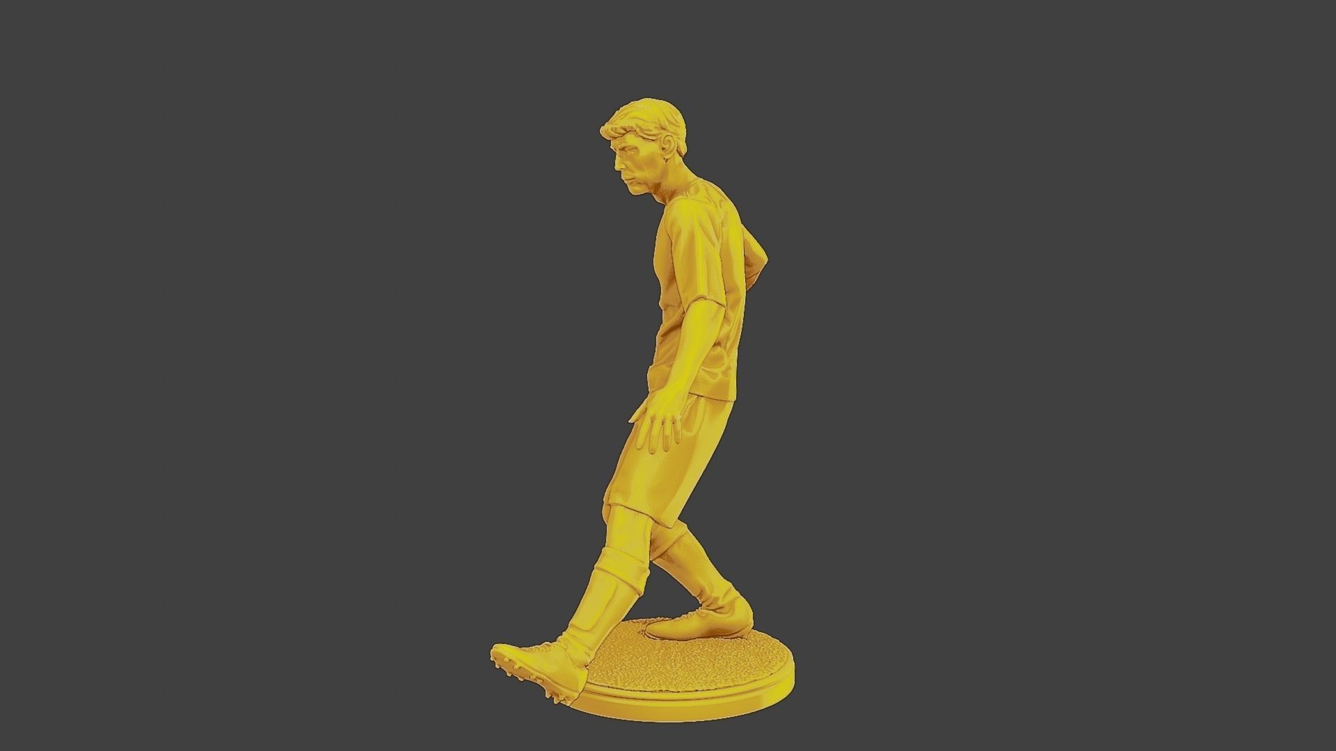 Soccer Player SP 026 3D model 3D printable | CGTrader