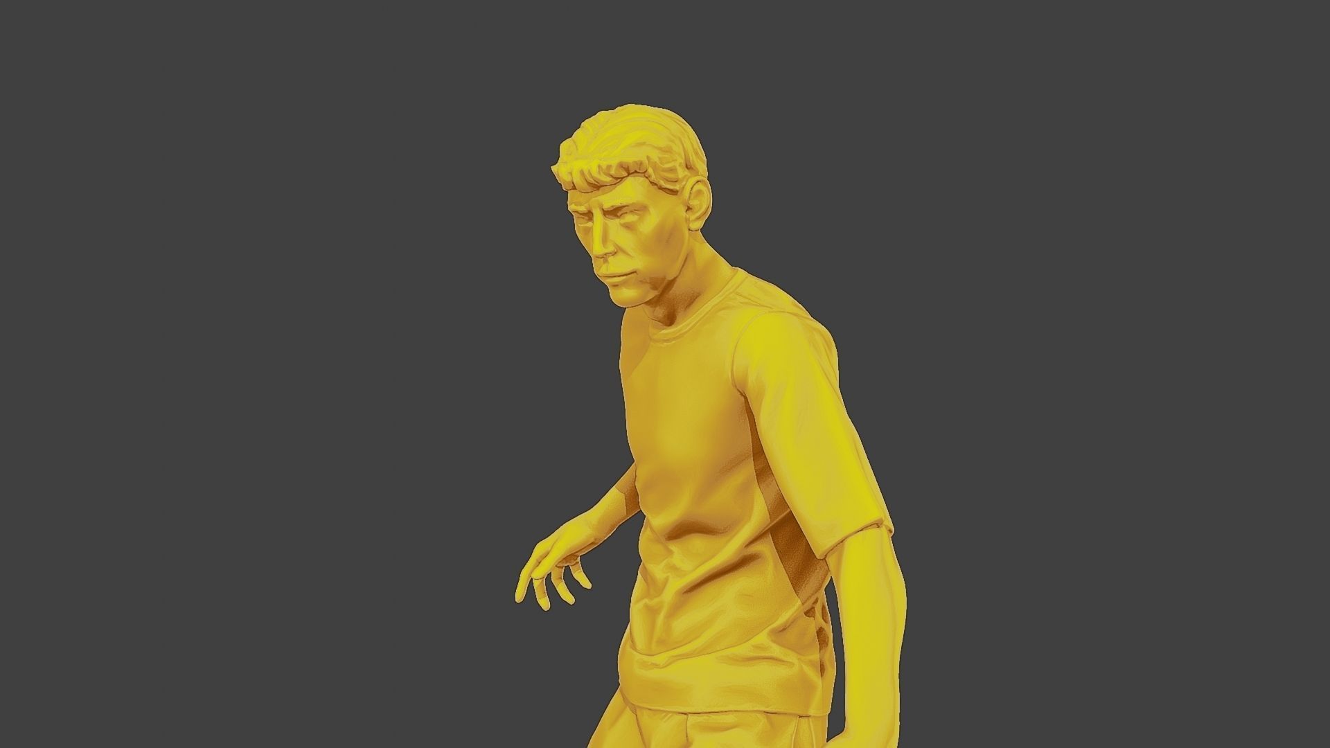 Soccer Player SP 026 3D model 3D printable | CGTrader