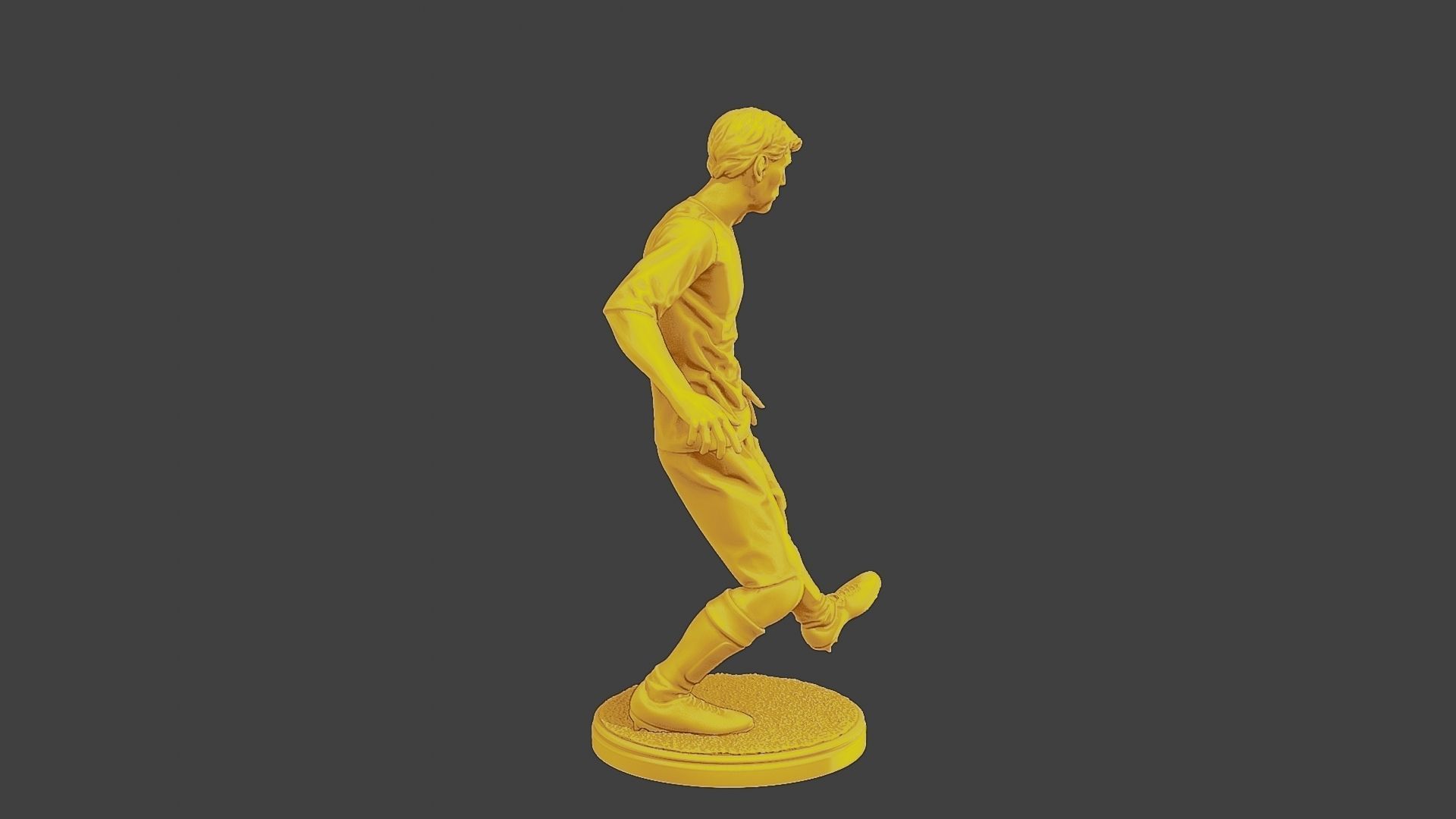 Soccer Player SP 026 3D model 3D printable | CGTrader