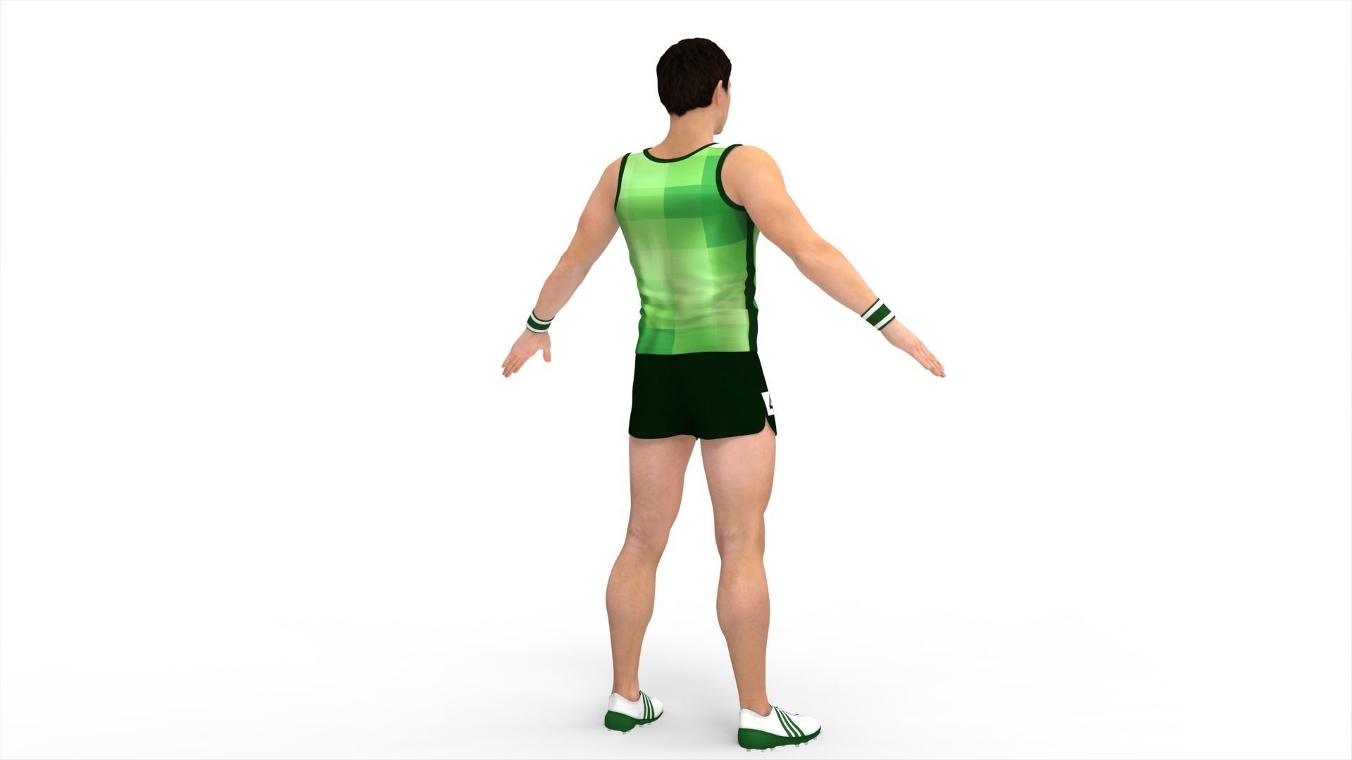 Marathon runner 3D model rigged | CGTrader