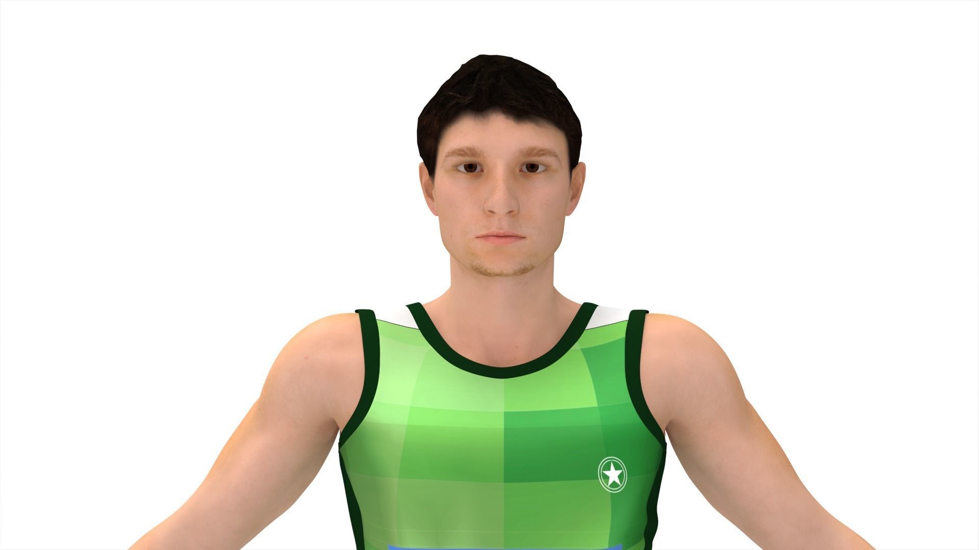 Marathon runner 3D model rigged | CGTrader