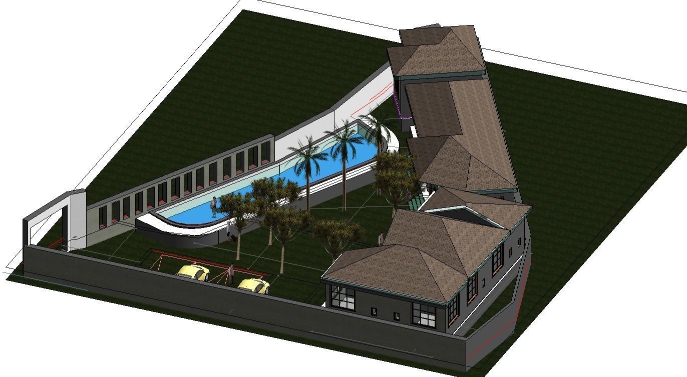 Resort Plan 3D model animated | CGTrader