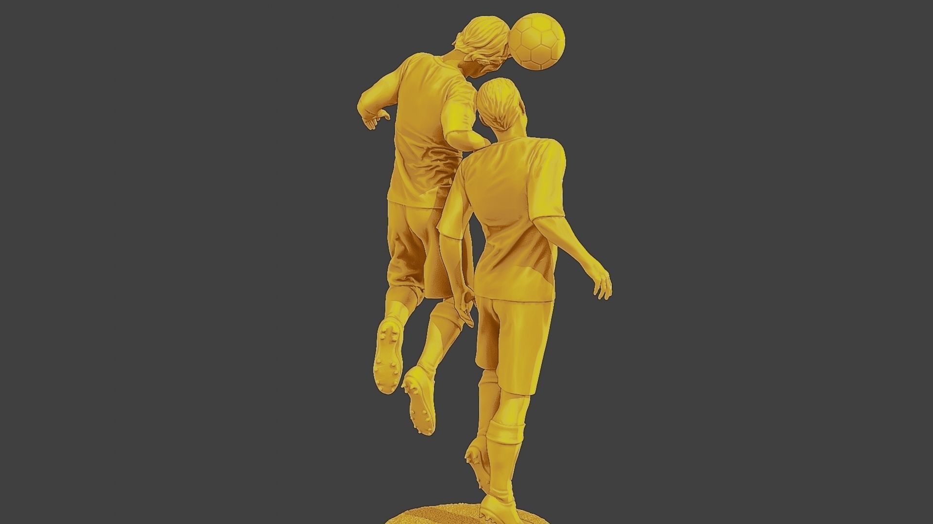 Soccer Player SP 031 032 3D model 3D printable | CGTrader
