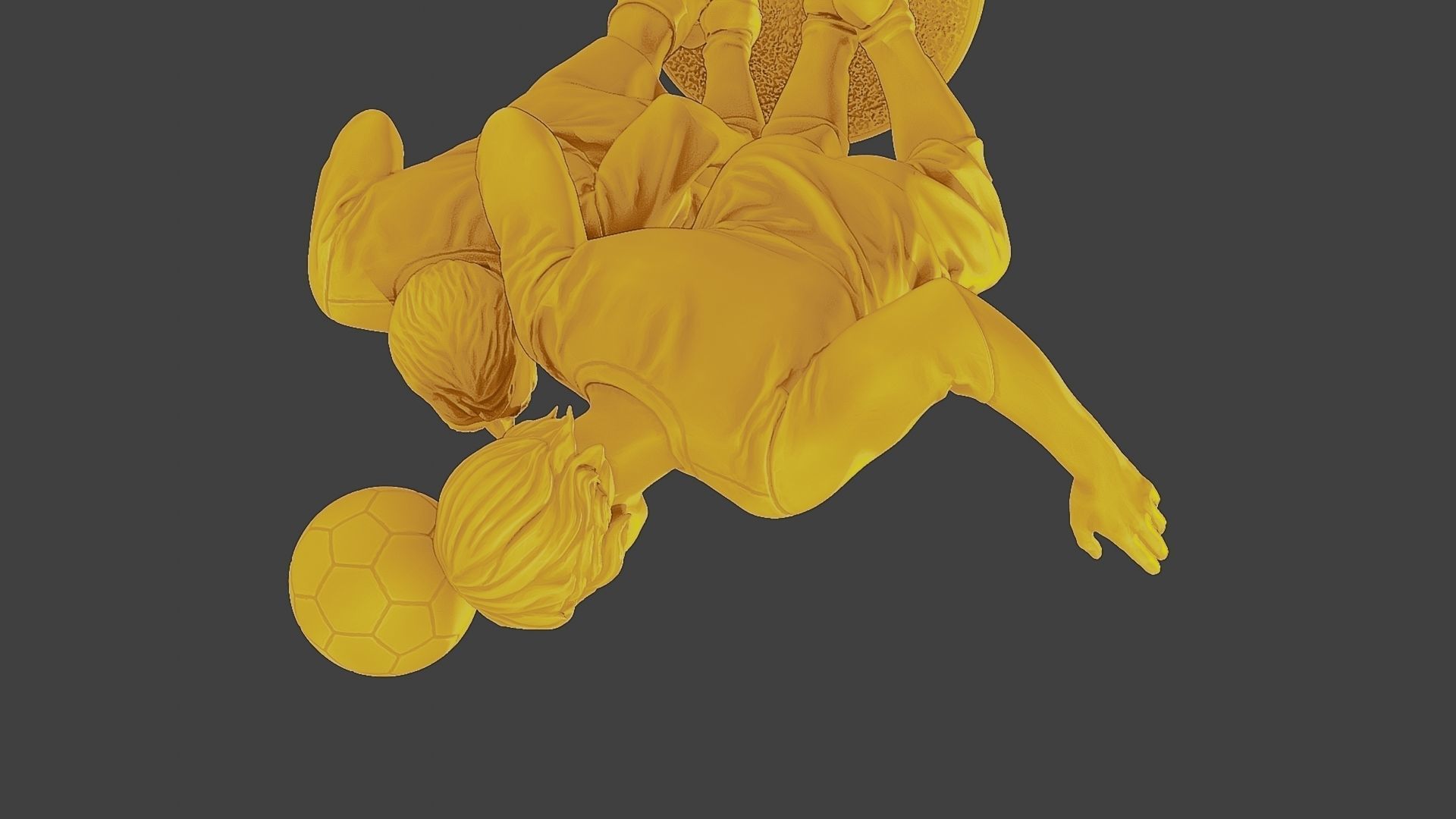 Soccer Player SP 031 032 3D model 3D printable | CGTrader
