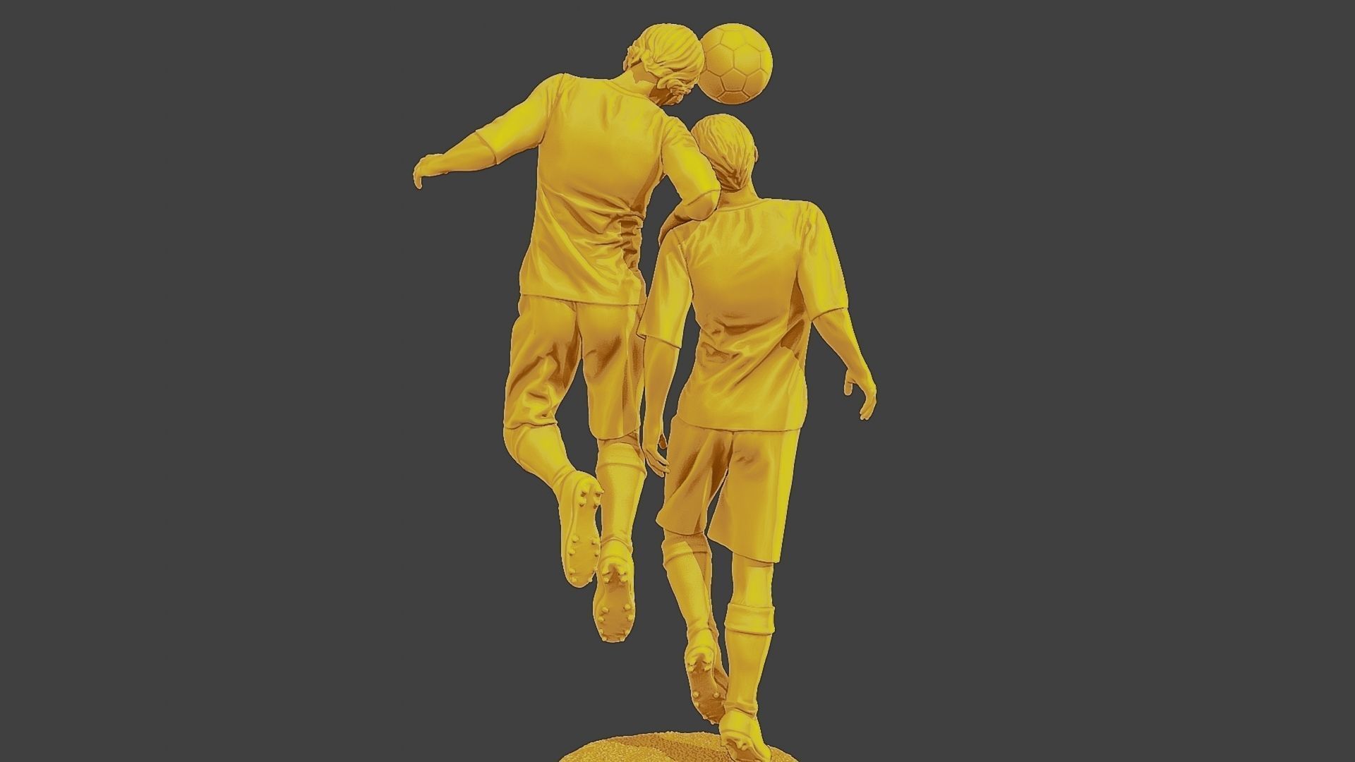Soccer Player SP 031 032 3D model 3D printable | CGTrader