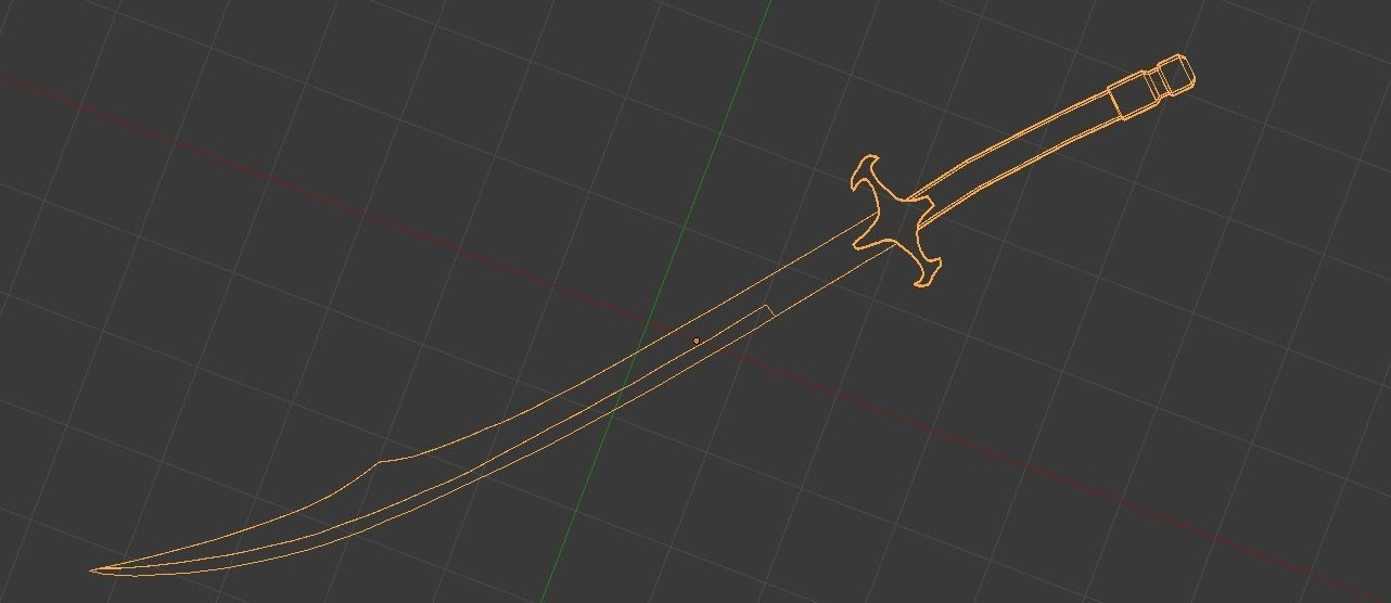 3D model Arabic Arabian Sword VR / AR / low-poly | CGTrader