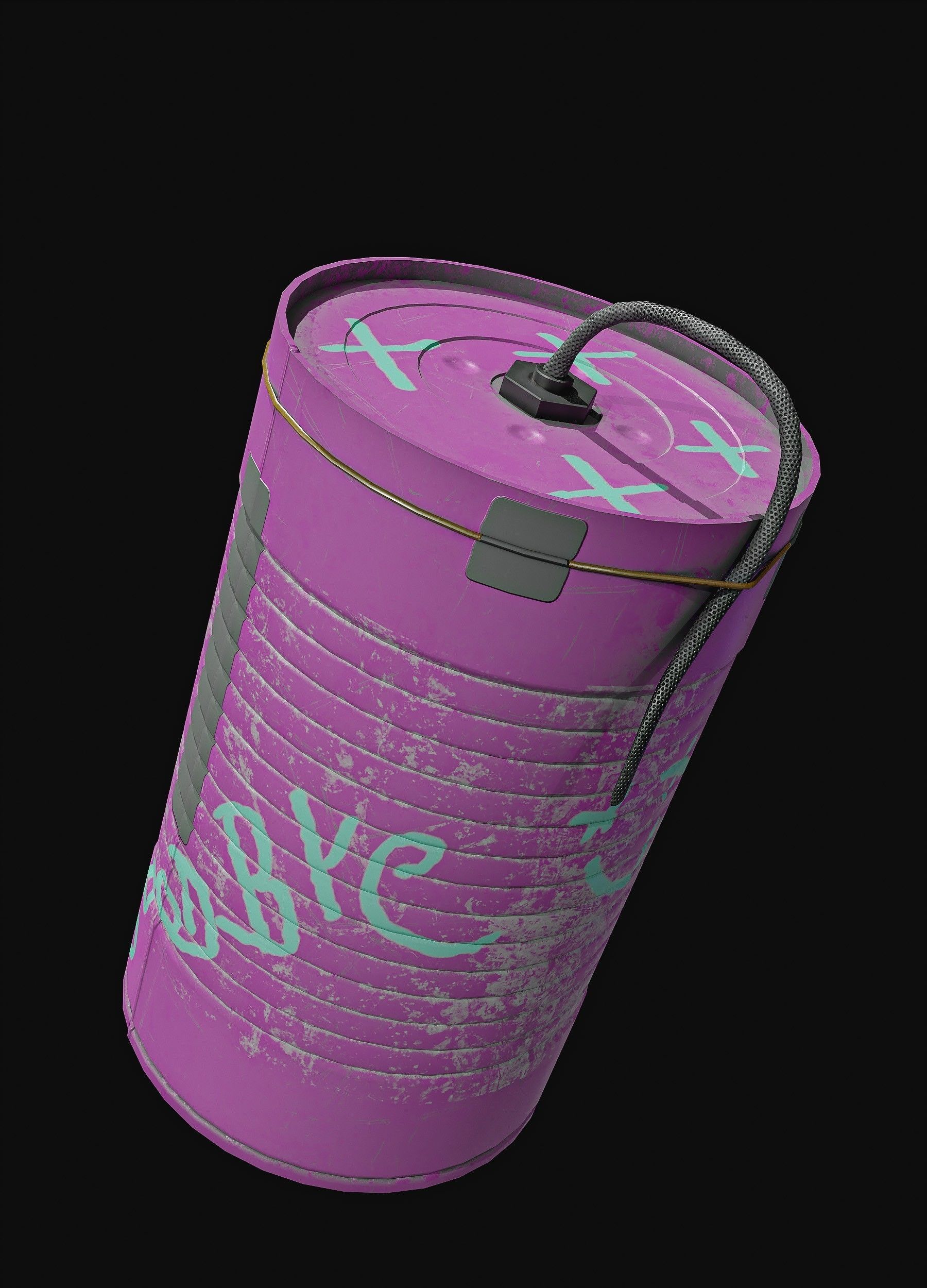 3D model Tin Grenade Bomb Pack VR / AR / low-poly | CGTrader