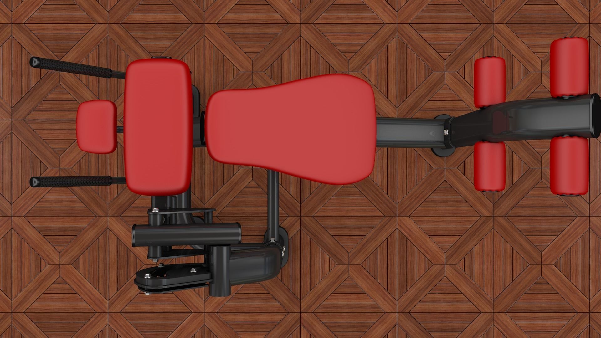 Gym AB Bench Machine 3D model | CGTrader