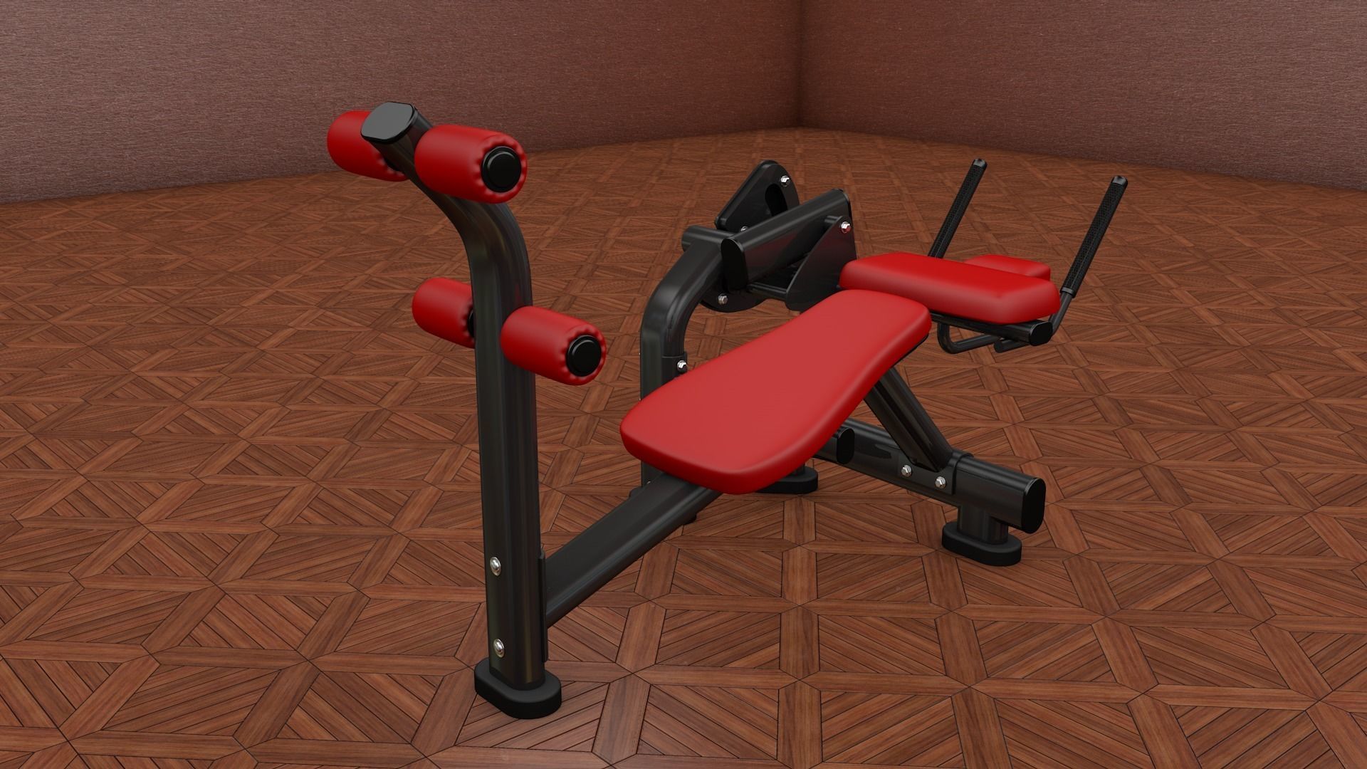 Gym AB Bench Machine 3D model | CGTrader