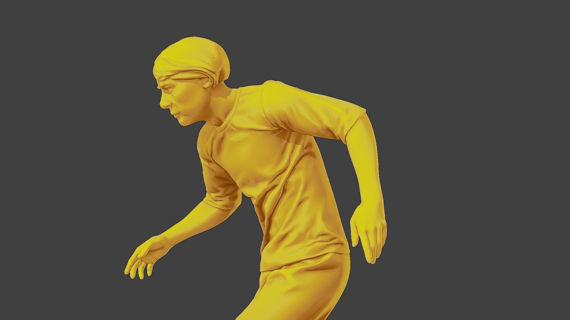 Soccer Player SP 040 3D model 3D printable | CGTrader