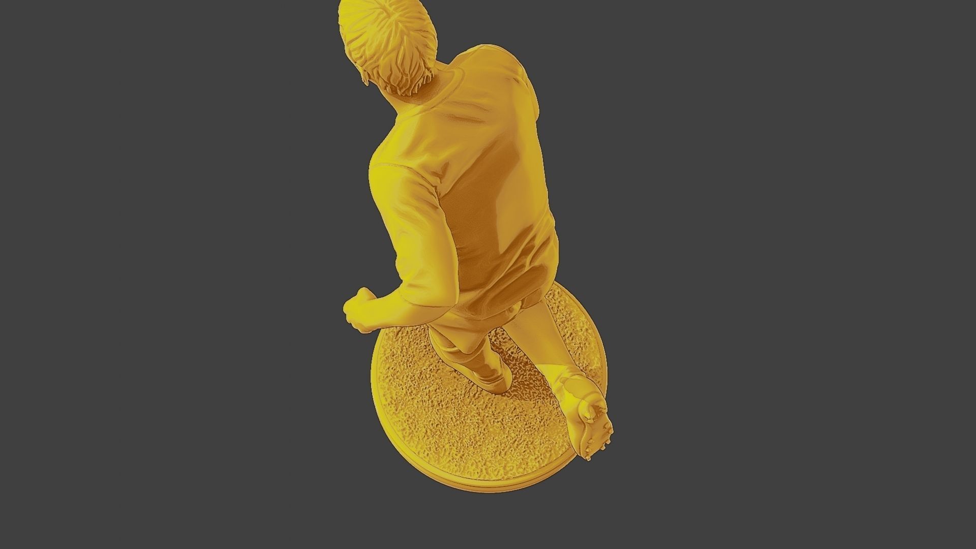 Soccer Player SP 042 3D model 3D printable | CGTrader