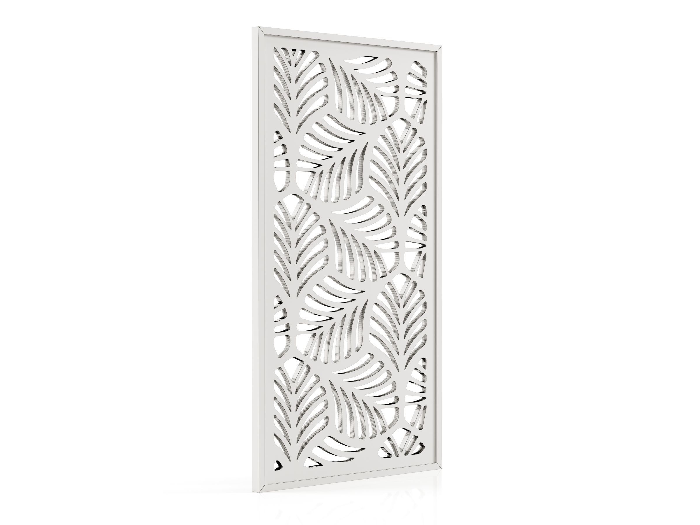 Decorative Pattern CNC Wall Partition 3d Panel 002 free 3D model | CGTrader