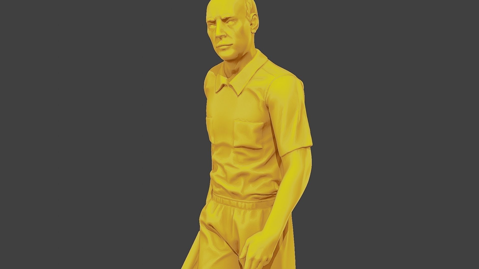 Soccer Player SP 047 3D model 3D printable | CGTrader