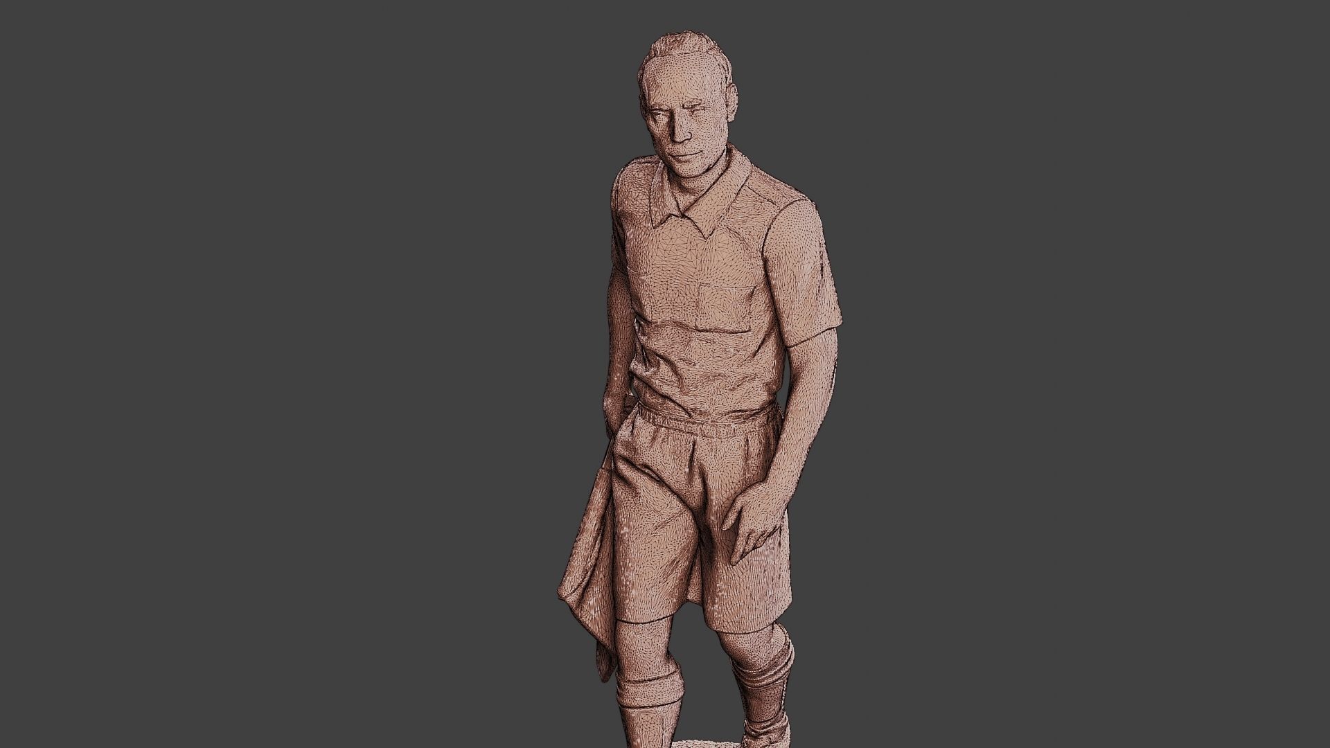 Soccer Player SP 047 3D model 3D printable | CGTrader