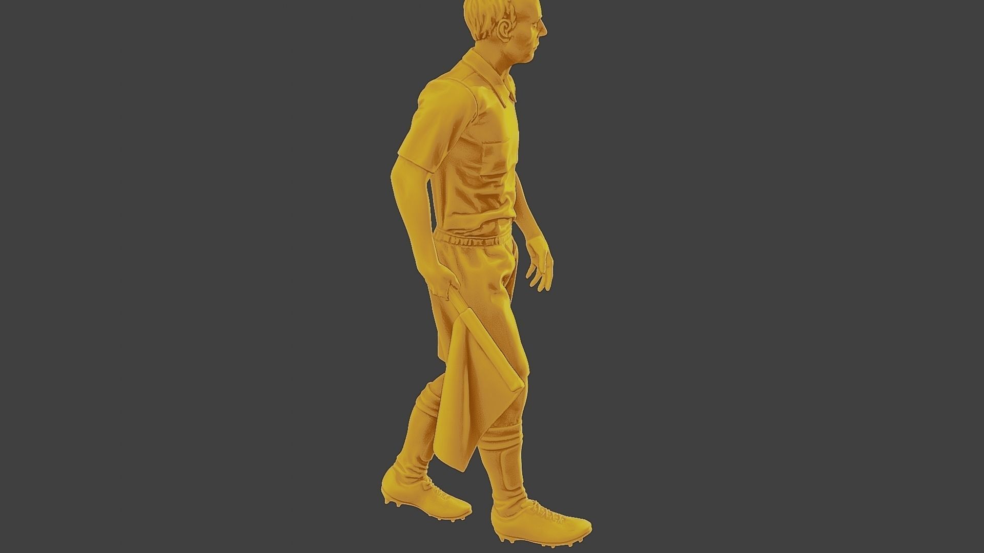 Soccer Player SP 047 3D model 3D printable | CGTrader
