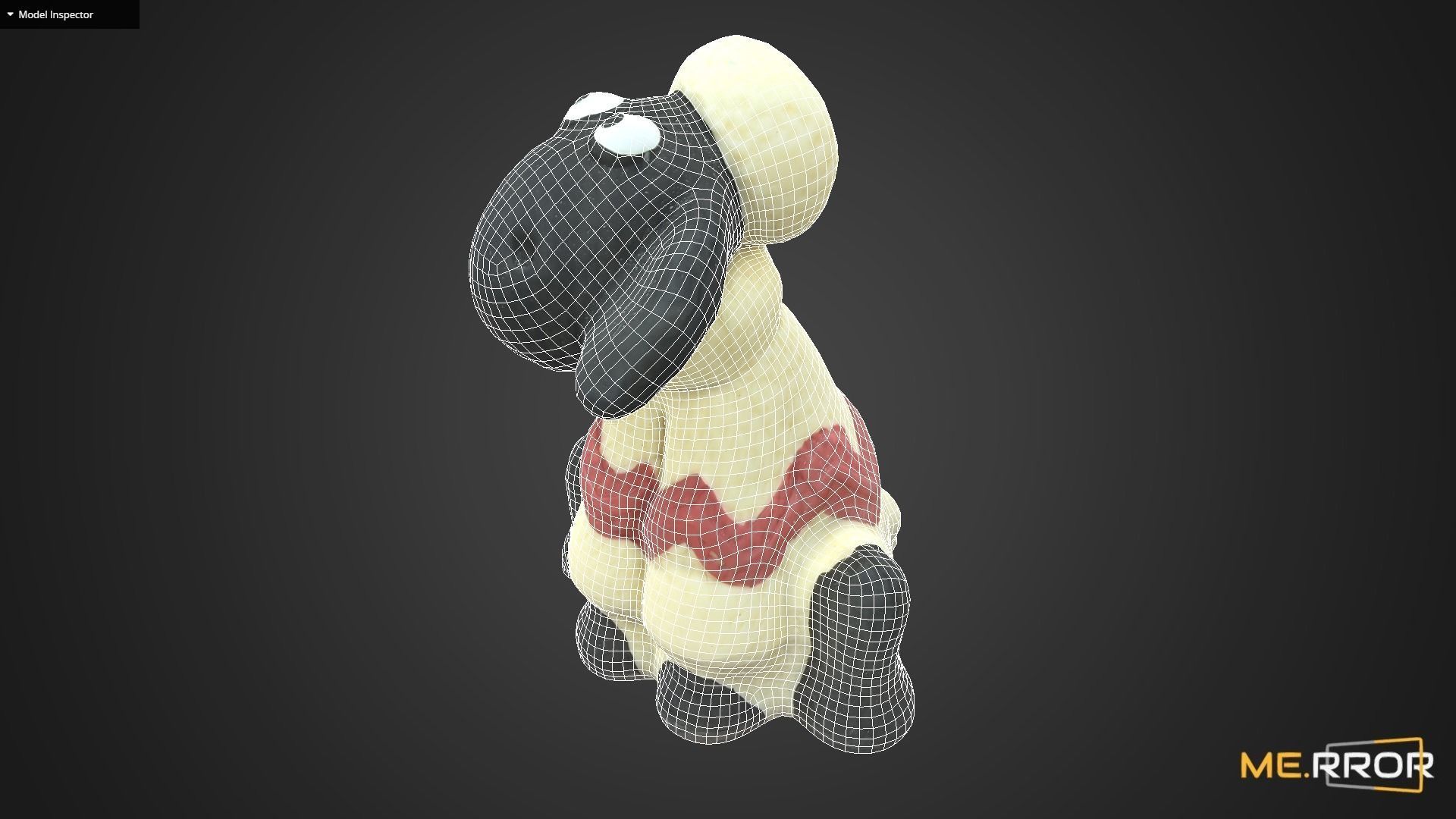 3D model Game Ready Cartoon Character Sheep Figure VR / AR / low-poly ...