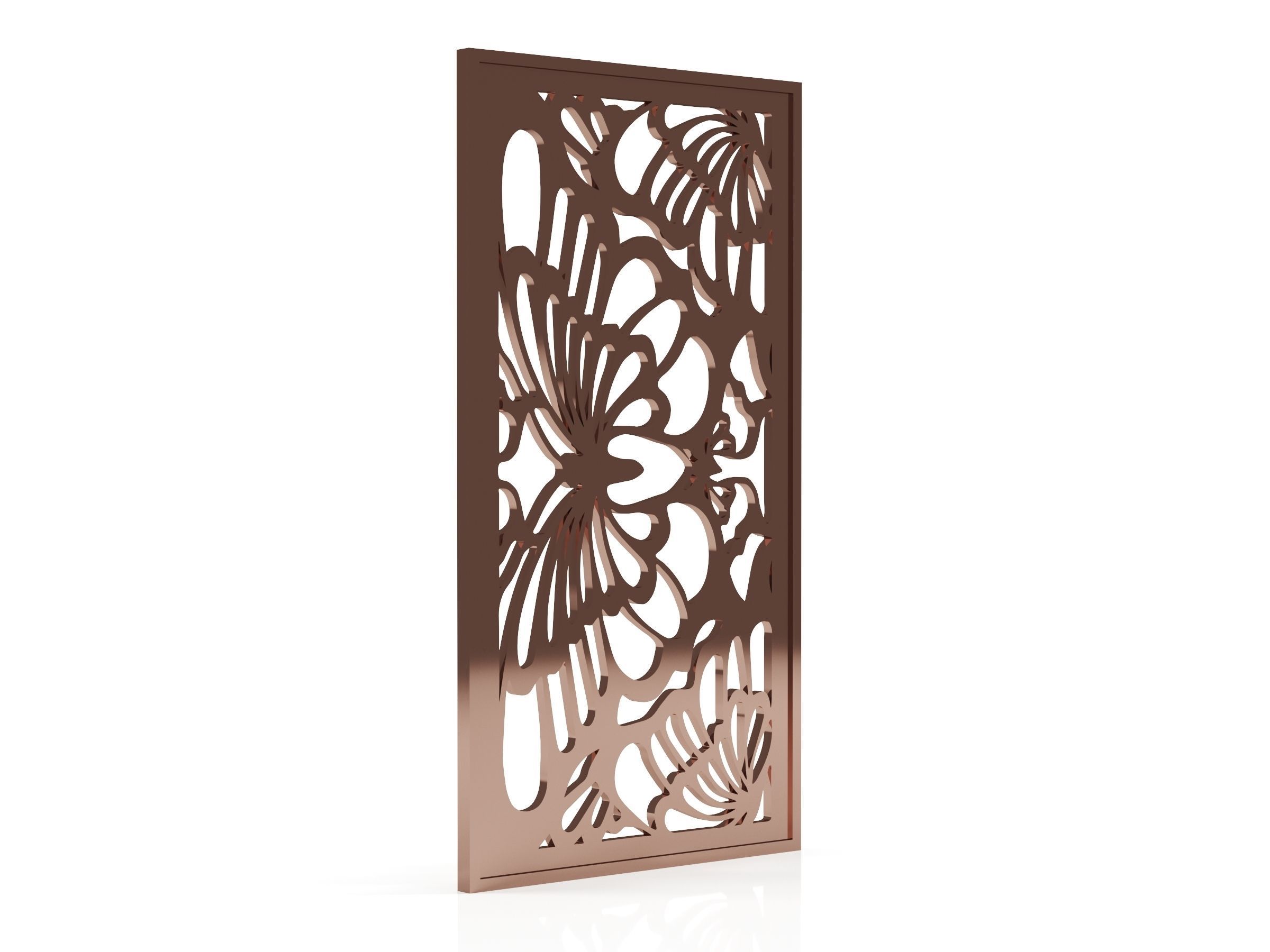 Decorative Pattern CNC Wall Partition 3d Panel 003 free 3D model | CGTrader