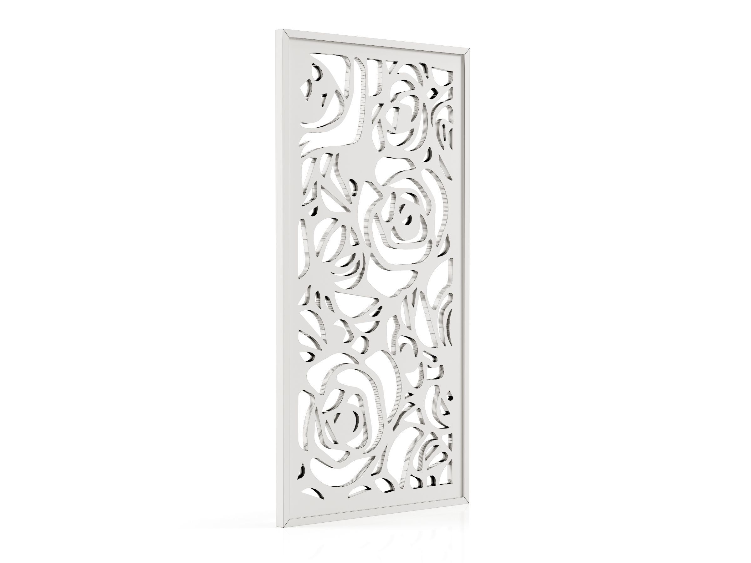 Decorative Pattern CNC Wall Partition 3d Panel 005 free 3D model | CGTrader